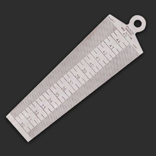 Wedge Feeler Gap Taper Gauge 30-45mm Stainless Steel Ruler Tool ...